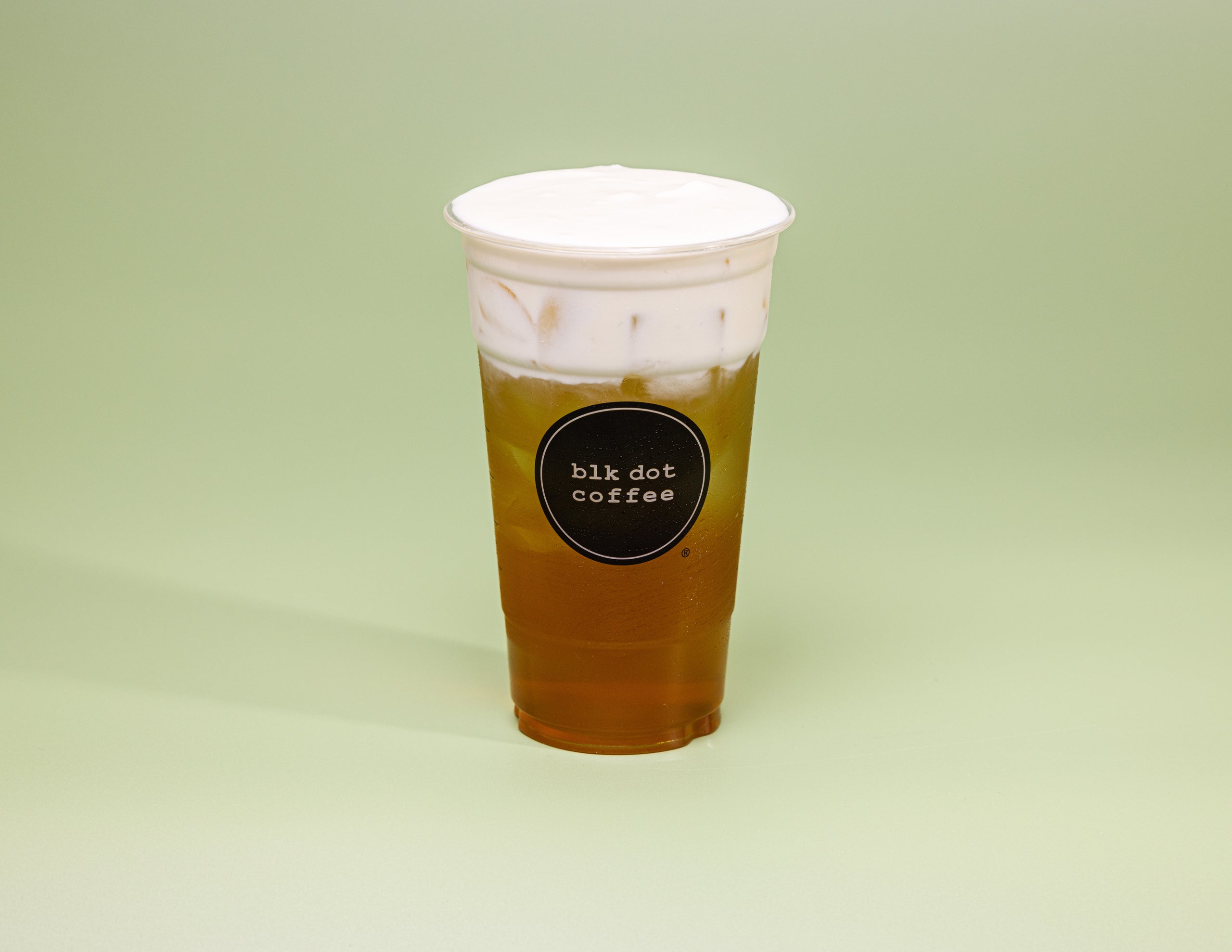 Iced Jasmine Tea Macchiato | Blk Dot Coffee
